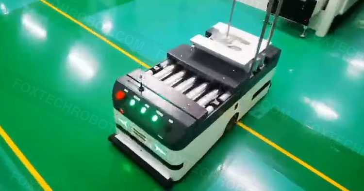 Custom GT80 Double-roller Conveyor Autonomous Mobile Automated Guided ...