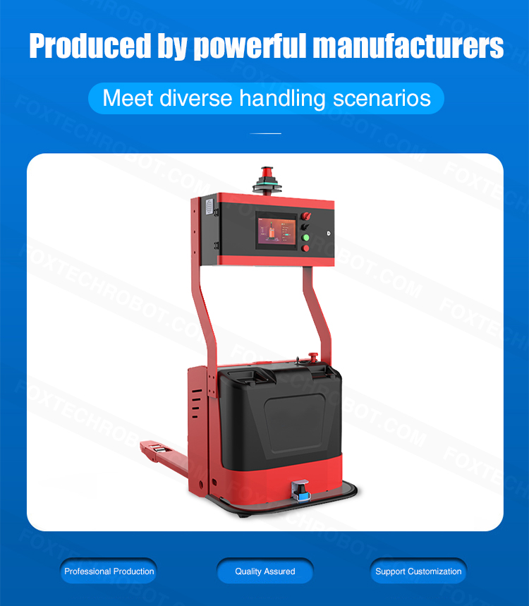 FOXTECHROBOT - Fk100 Agv Forklift Laser Slam Autonomous Mobile Automated Guided Vehicle Amr Agv ...