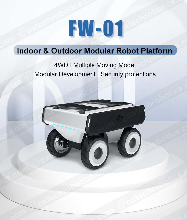 FOXTECHROBOT - Fw-01 Custom Agriculture Sprayer Throwable Patrol Unmanned Ground Ugv Chassis ...