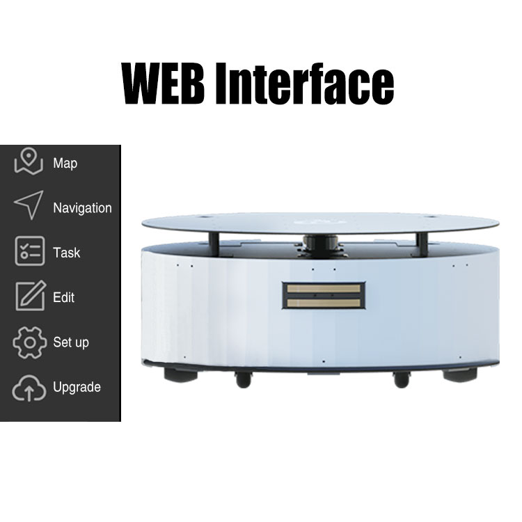 Foxtechrobot C30 Slam 60kg Capacity Agv Robotic Platform Tracked Mobile Robot Chassis Heavy