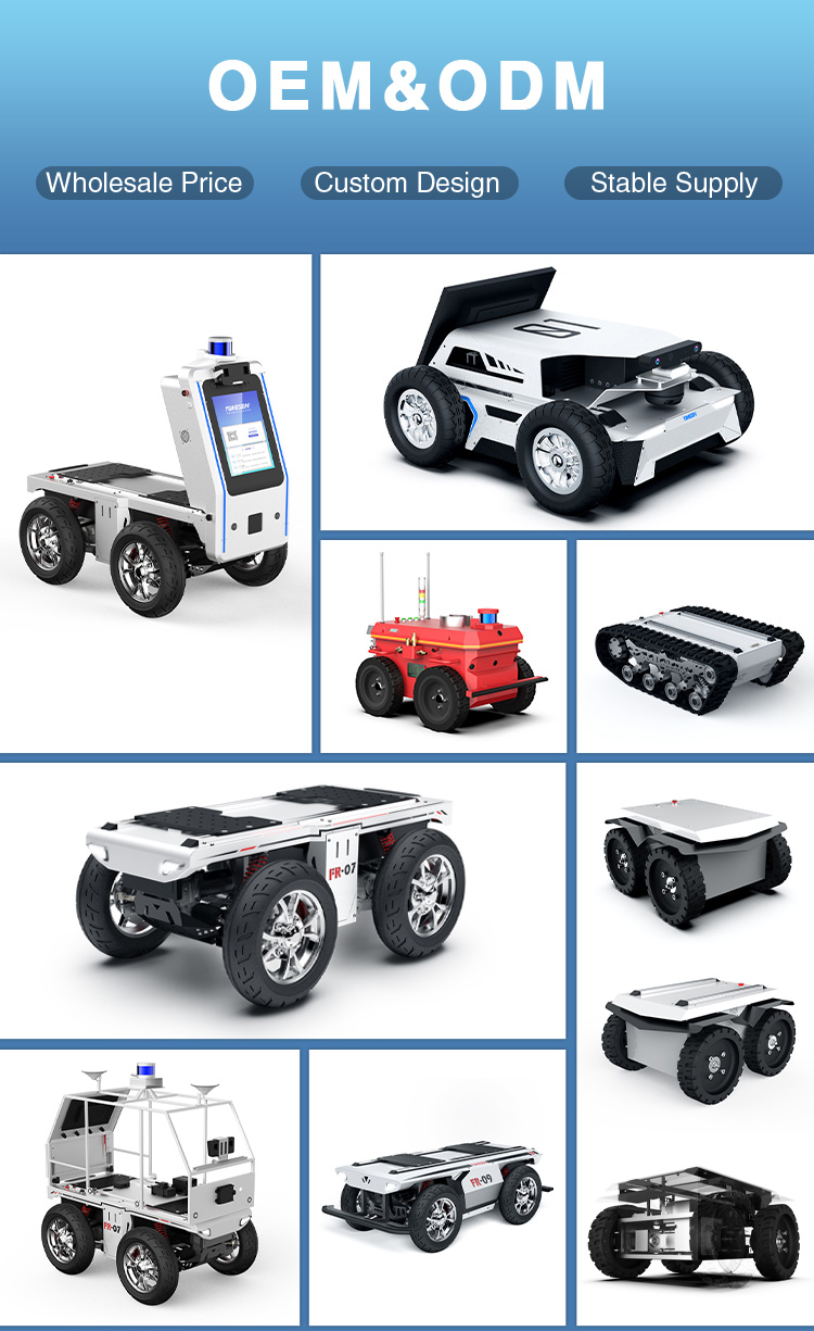 FOXTECHROBOT - Tr500s 50kg Payload Crawler Tank Tracked Undercarriage ...