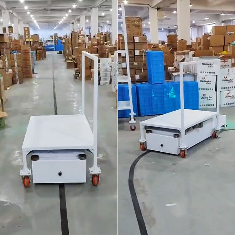 Custom QF600 Latent Traction Autonomous Mobile Automated Guided Vehicle ...