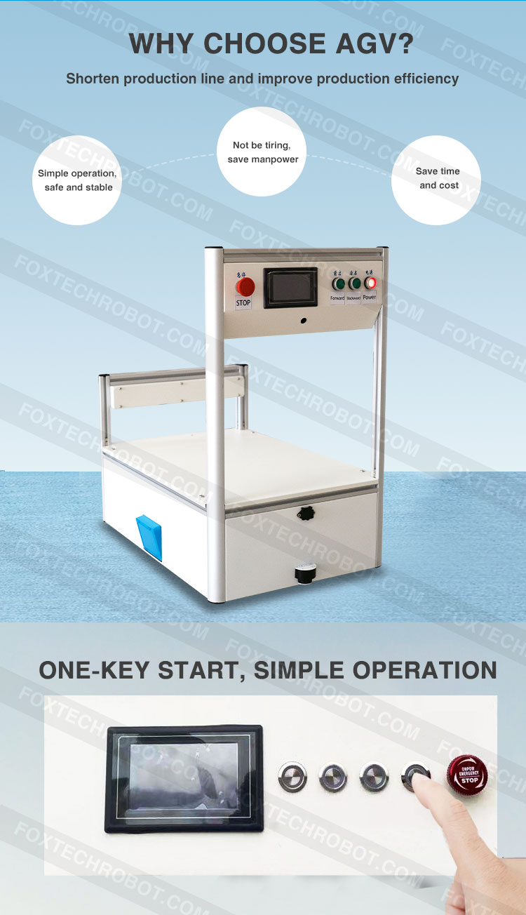 V100 Visual Navigation Agv Slam Logistic Robots Automatic Guided ...