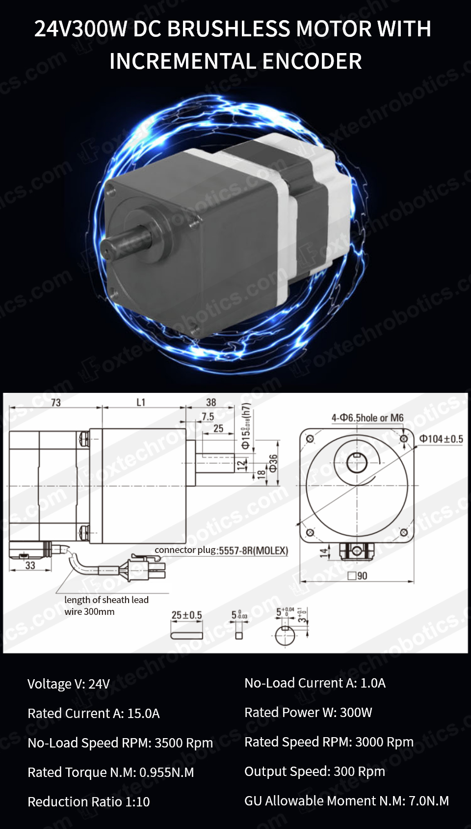 FOXTECHROBOT - Tr500s 50kg Payload Crawler Tank Tracked Undercarriage ...