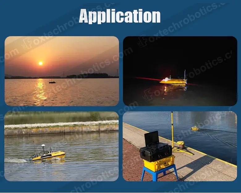 FOXTECHROBOT - Sl20 Remote Controlled Jet Propulsion Survey Boat Usv ...