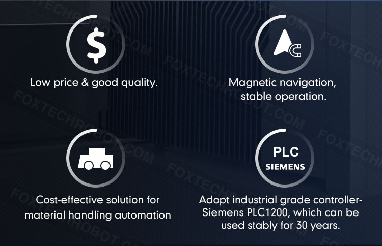 JS Series Magnetic Agv Slam Logistic Robots Automatic Guided Vehicles ...