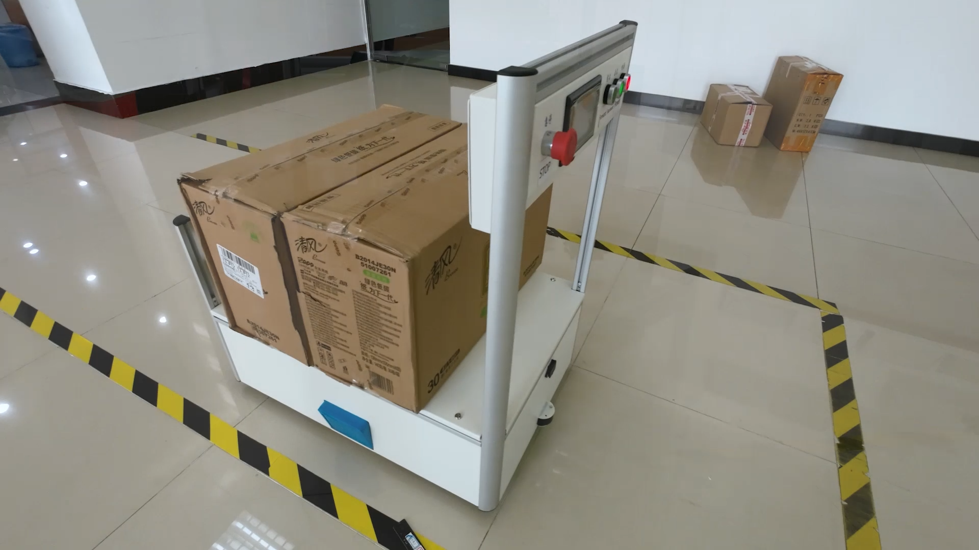 V100 Visual Navigation Agv Slam Logistic Robots Automatic Guided Vehicles Warehouse Industrial ...