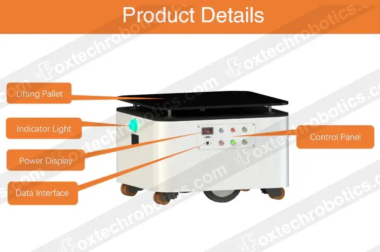 JSW 10 10kg 80kg Warehouse Automation Logistic Platform Pallet Agv ...