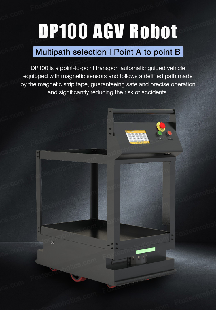 DP100 Industrial Outdoor Magnetic Tape Navigation Autonomous Delivery ...