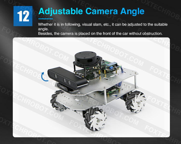FOXTECHROBOT - Lizarbot Ackerman Differential Mcnum Wheel Slam Unmanned ...