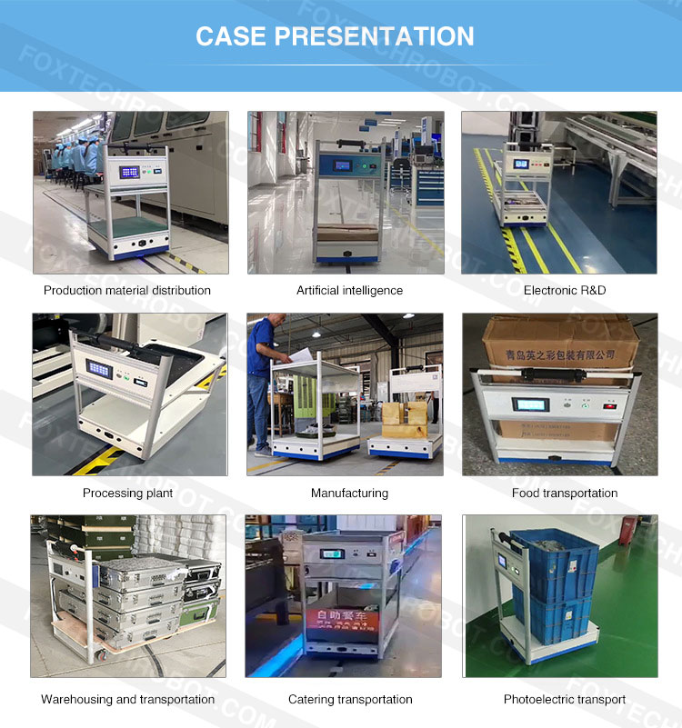 V100 Visual Navigation Agv Slam Logistic Robots Automatic Guided ...