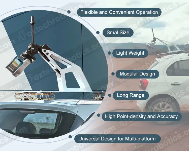 FOXTECHROBOT - Genius Series Surveying Drone Lidar Sensor For Dji M210 ...