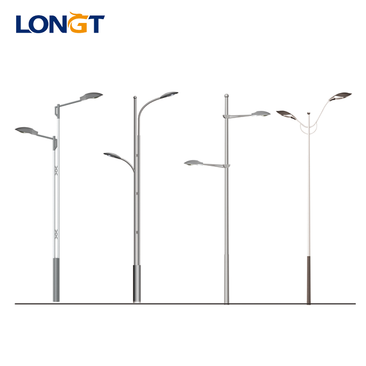 LONGT - Professional All In One Solar Street Modern Light Pole Design ...