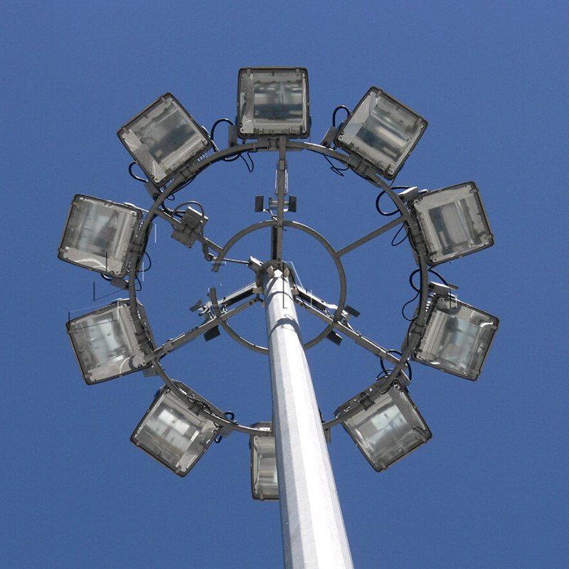 LONGT - Hot Dip Galvanized Lifting System Flood Led High Mast Light ...