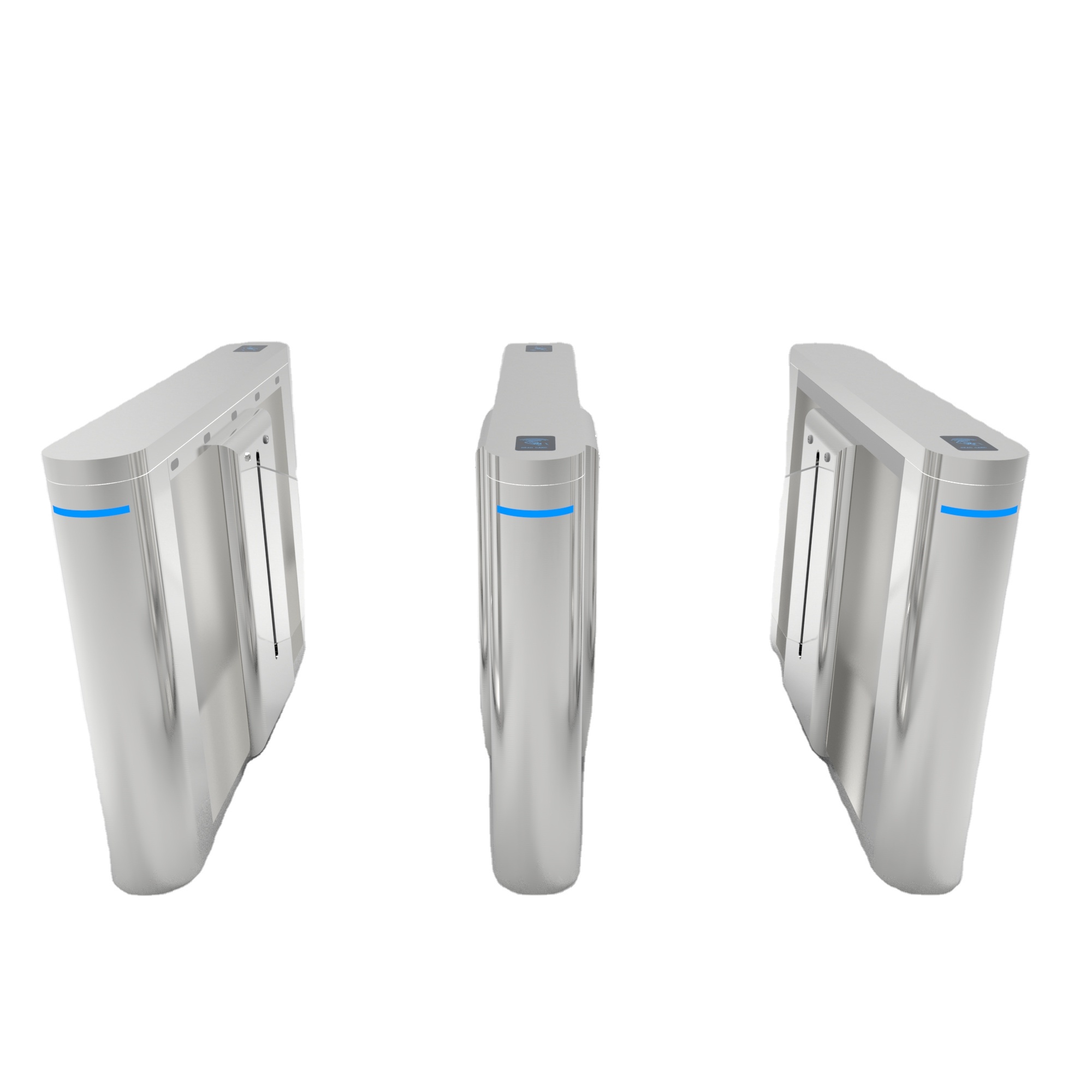 TDZ - Economic Flap Turnstile Gate Card Swipe Access Control Park ...