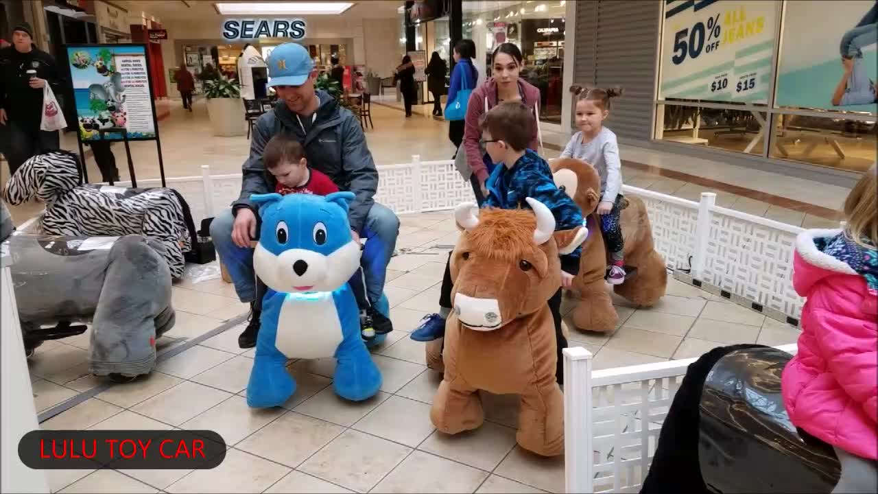 Lulu Toy Car - Ride On Animal Toy Animal Robot Lion Electric Scooters ...