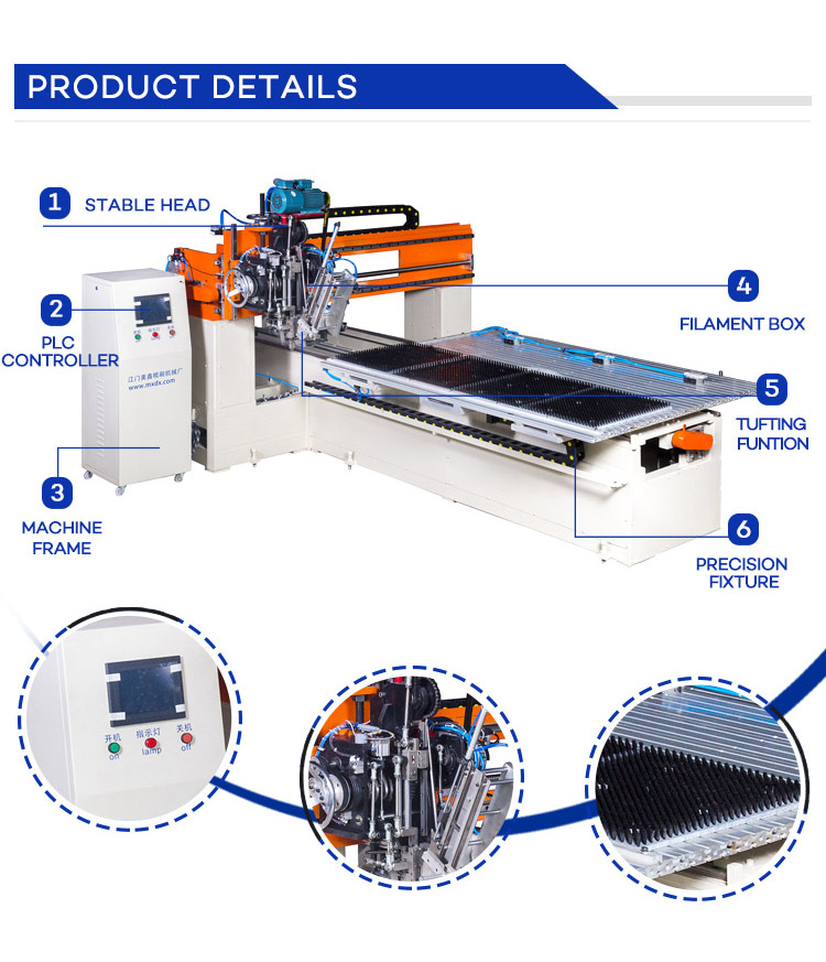 2 Axis Brush Making Machine And Industrial Brush Equipment | MEIXIN Brush
