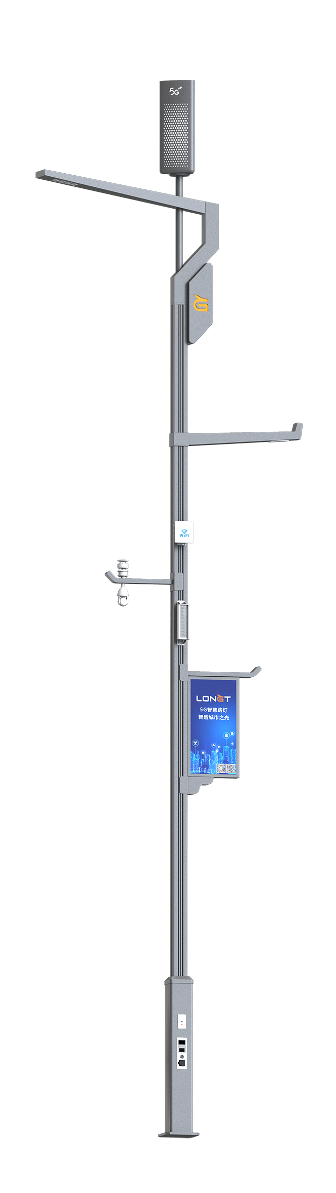 LONGT - China Factory Wholesale Hot Dip Galvanized Circular Cctv Camera ...