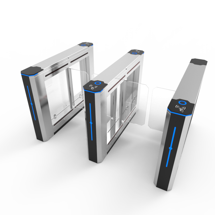 TDZ - Swing Barrier Qr Code Rfid Security Automatic Facial Recognition ...