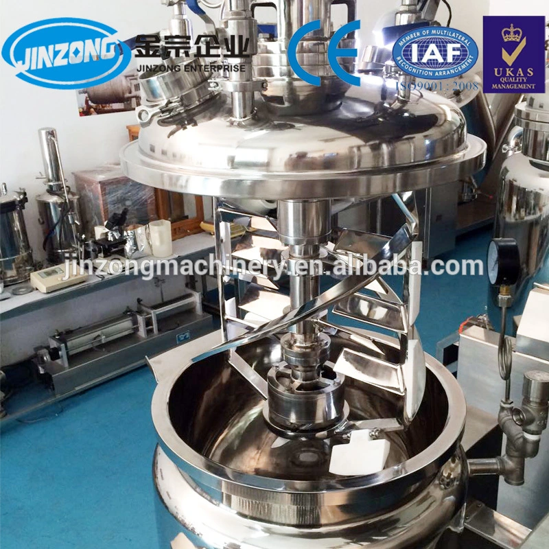 50 Liter Ointment Cream Mixer Mixing Tank with Bottom Homogenizer ...