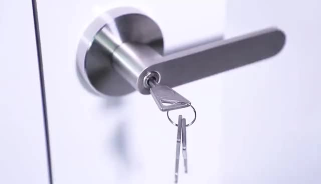 simple door lock with key