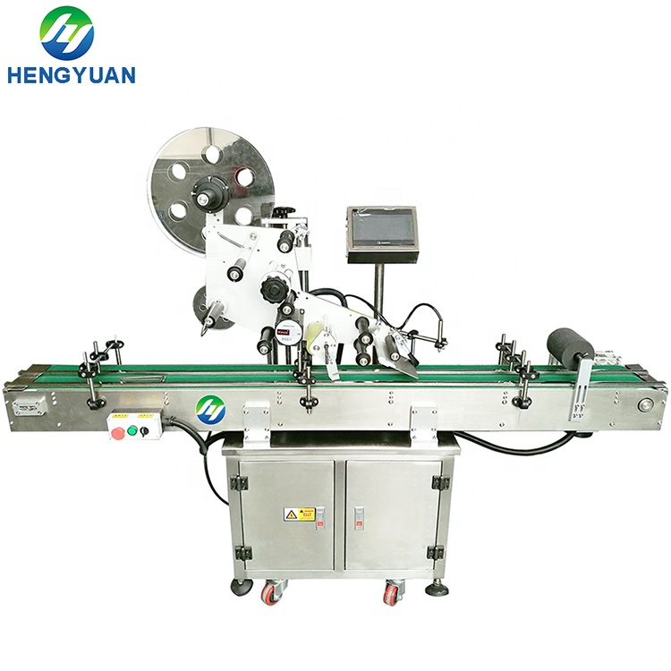 Quality HengYuan - HYTB1-100T Automatic Adhesive Sticker Label Top Surface Plane Labeling ...