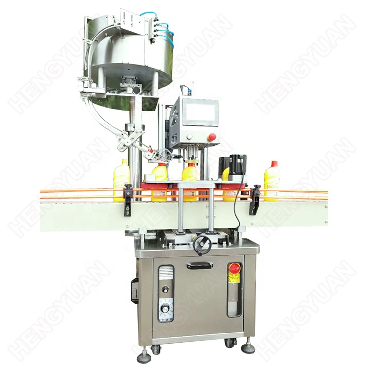 HengYuan - HYXG-4C Automatic Four Wheels Clamping Capping Screwing Bottle Capping Machine | HengYuan