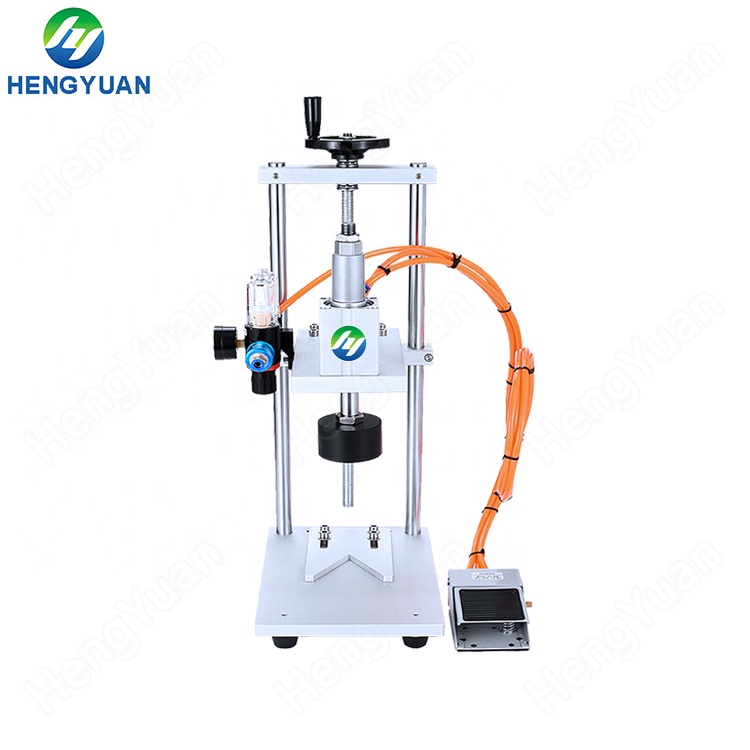Quality HengYuan- HYYG-20 Semi automatic Desktop single head pressing-on capping machine ...