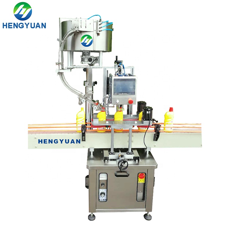 HengYuan - HYXG-4C Automatic Four Wheels Clamping Capping Screwing Bottle Capping Machine | HengYuan