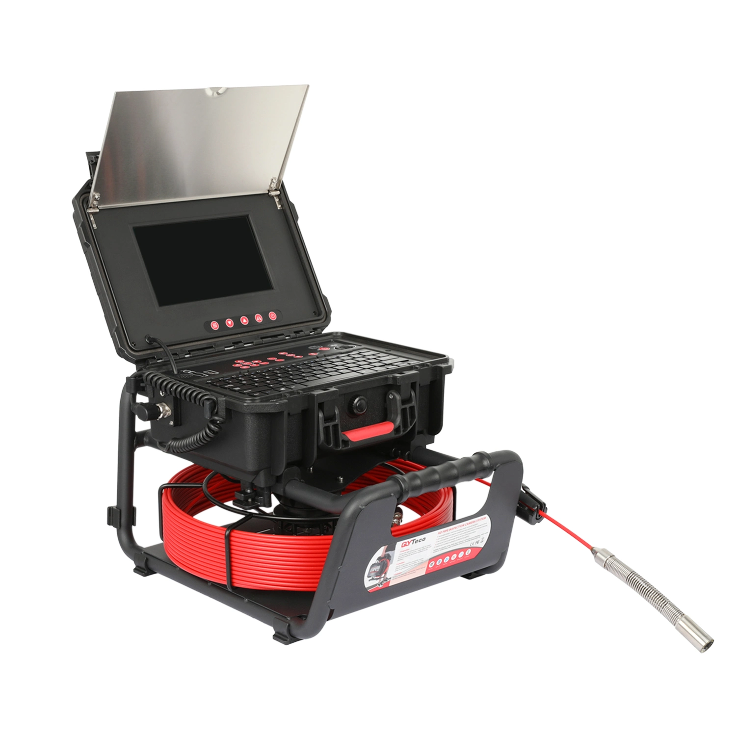 QYTeco - DVR Self-Leveling 40m HD Sewer Drain Video CCTV Pipe ...