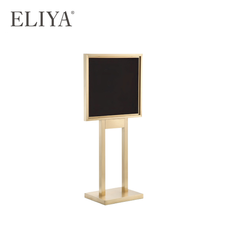 Luxury 5 star hotel lobby sign stand/Hotel display sign stand | ELIYA