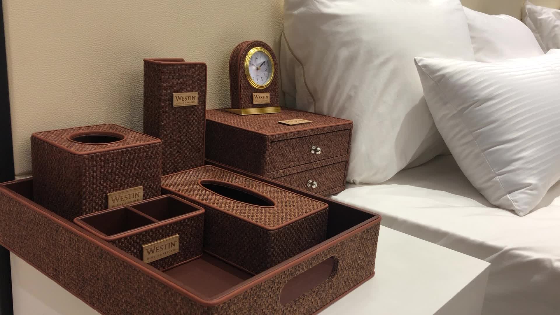 5 Star Hotel Room Amenities / Hotel Tray / Hotel Tissue Box | ELIYA