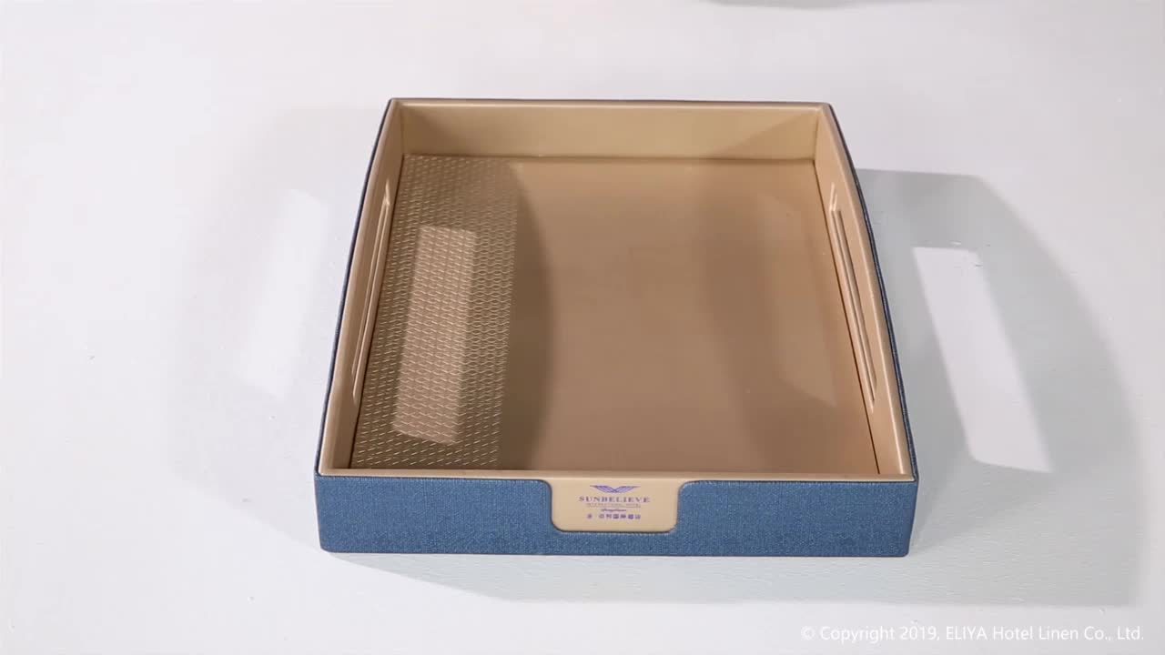 High Quality Customized Hotel Storage Basket Leather Shoe Tray | ELIYA