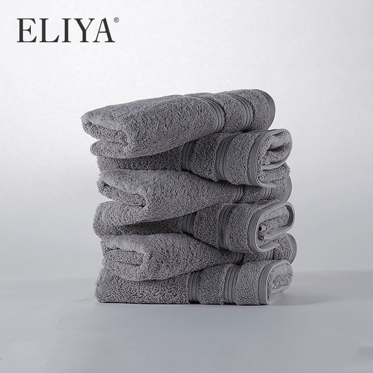 China Hilton Hotel Towel With Custom Logo 700 Gsm | ELIYA