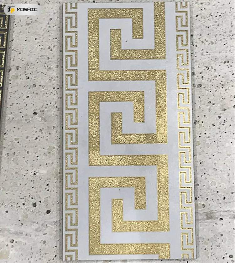 gold border tiles