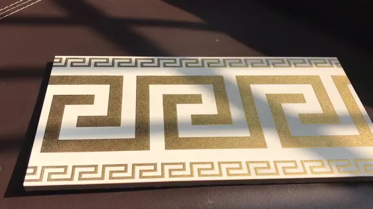 gold border tiles