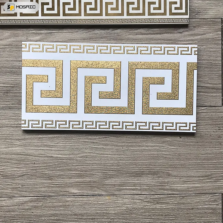 gold border tiles