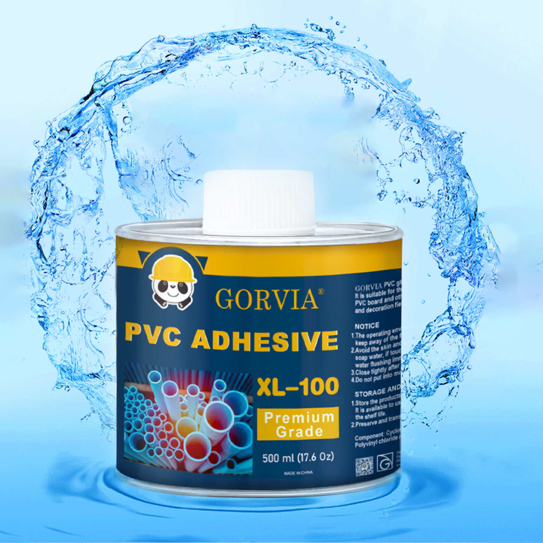 GORVIA - 500ML and 100ML wholesale PVC plastic pipe glue for sealing ...
