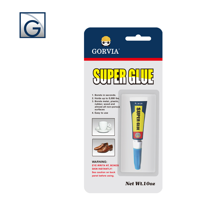 GORVIA China factory supplier adhesive glue with super glue