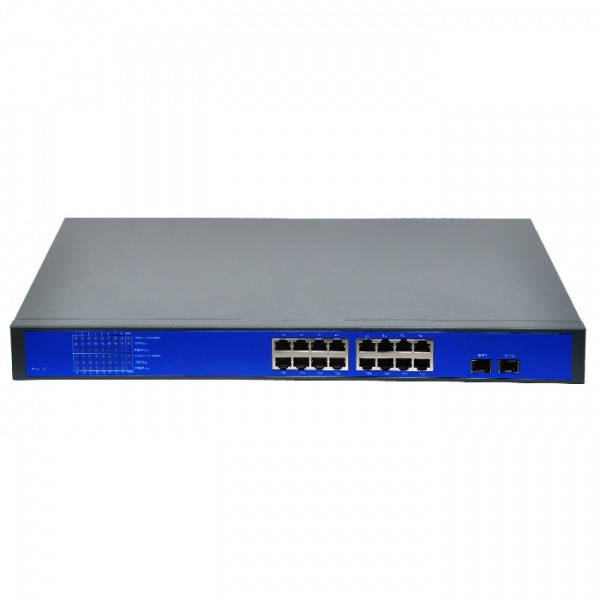 16 Port Full Gigabit PoE Switch With 2 Port SFP_Network Device_Security ...