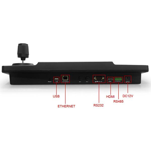4D IP Keyboard Controller for onvif ip ptz cameras