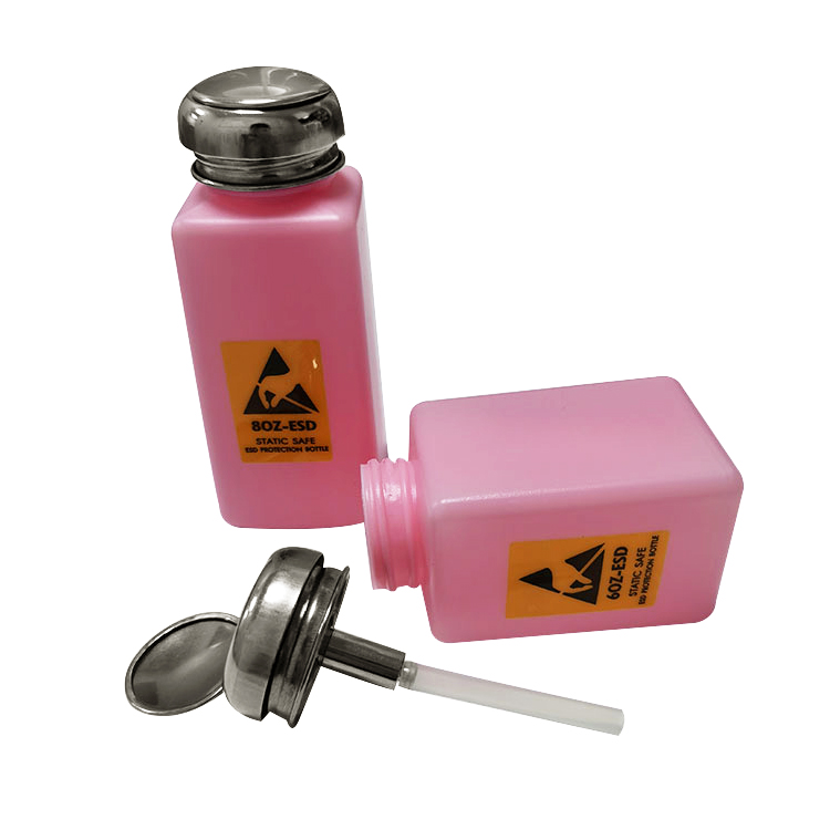ALLESD - Plastic 6 OZ Antistatic Alcohol Bottle Cleanroom Esd Alcohol ...