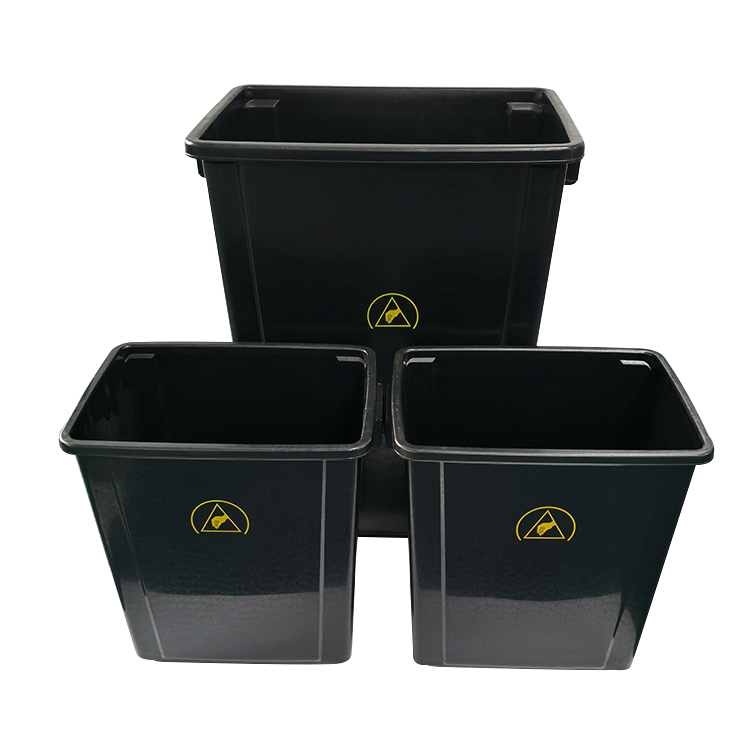 ALLESD - PP Plastic Black Antistatic ESD SMT Electrostatic Cleanroom ...