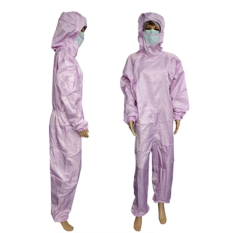 ALLESD - 98% Polyester+2% Conductive Carbon Filament Pink Color ESD ...