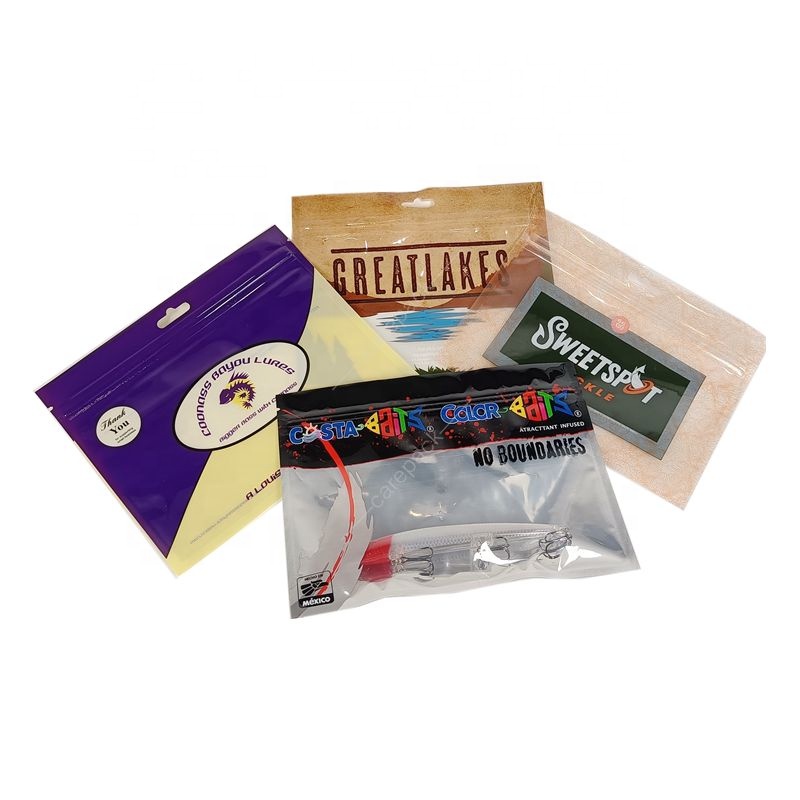 Care Pack - Custom Printed 3 Side Seal Small Pouch Fishing Lure ...