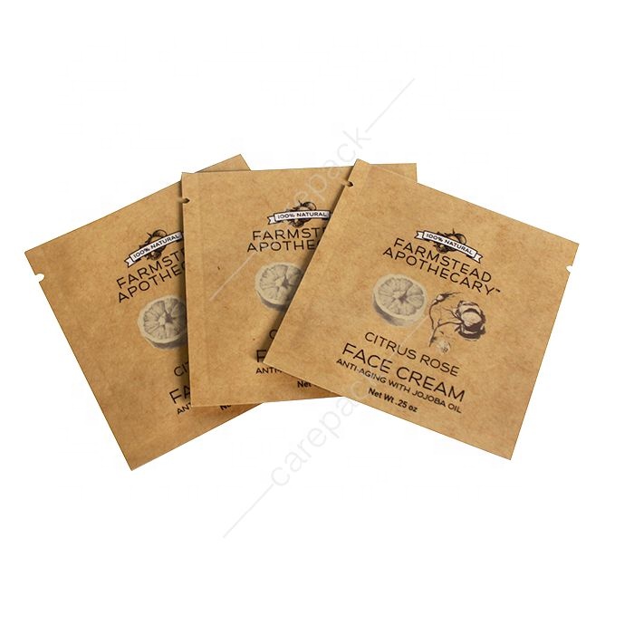 Care Pack - High Quality Biodegradable Kraft Paper Pouch For Skin Care ...