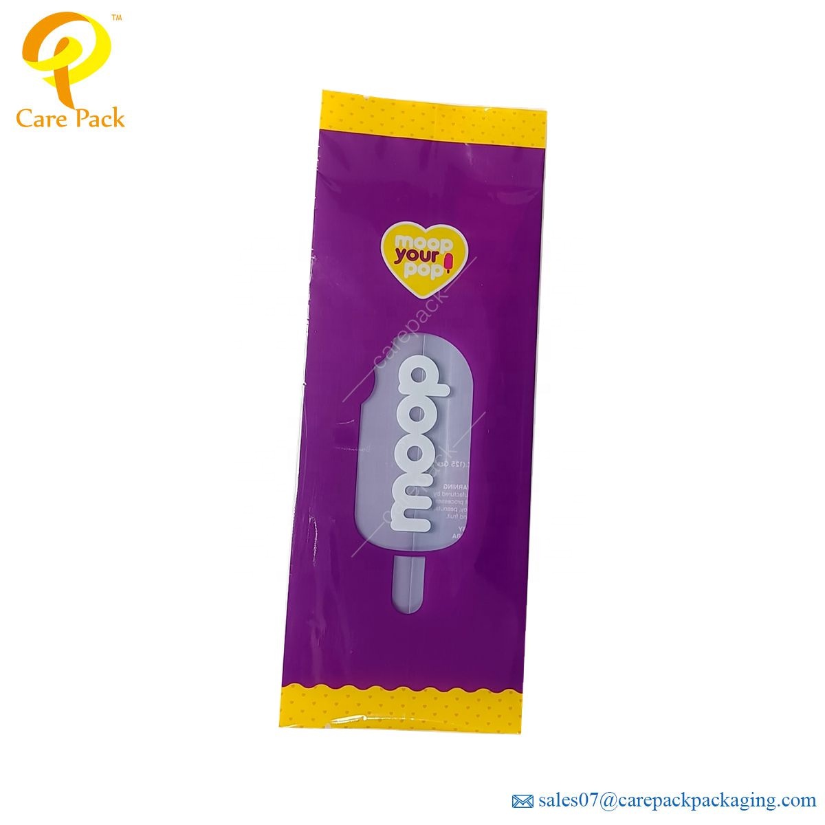 Care Pack - Custom Printed Ice Pop Packaging Popsicle Pouch Ice Cream ...