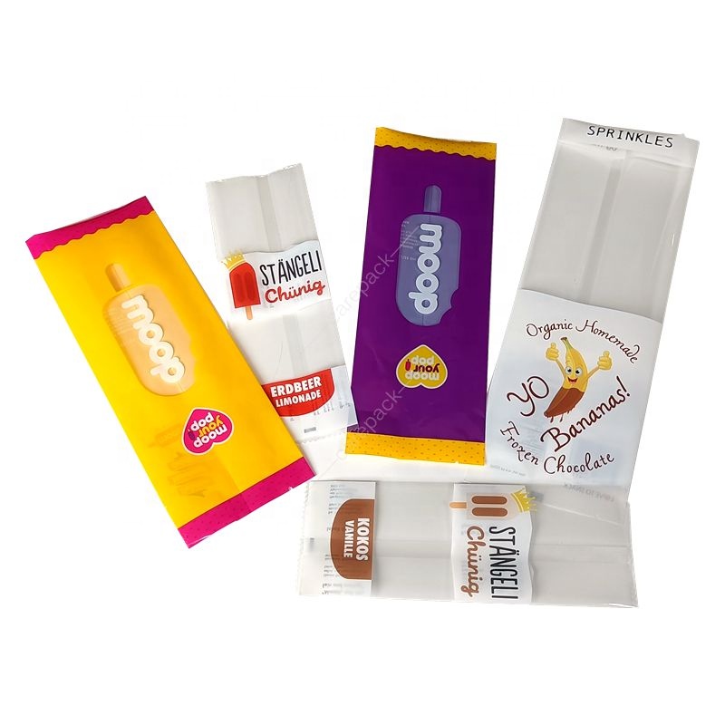 Care Pack - Custom Printed Ice Pop Packaging Popsicle Pouch Ice Cream ...