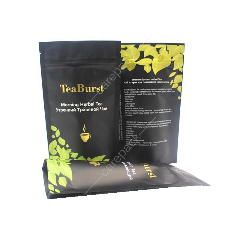 Care Pack - Custom printed tea bag Display Digital Printing Stand Up ...