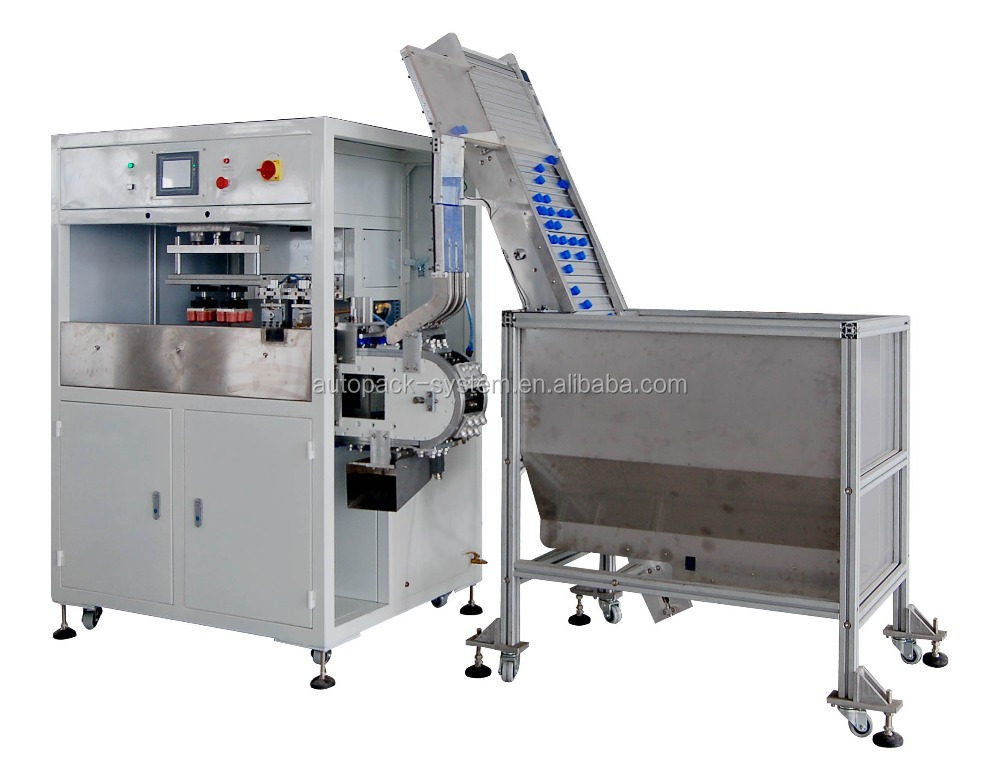 APM PRINT - Caps Master 1~2 color automatic pad printer, 28mm cap ...